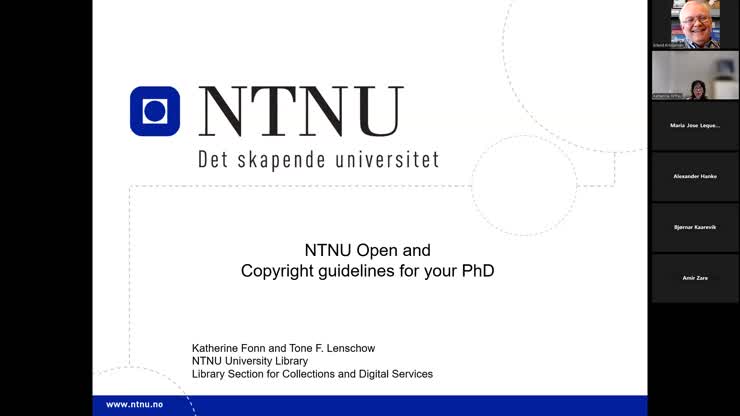 NTNU Open and Copyright Guidelines for your PhD