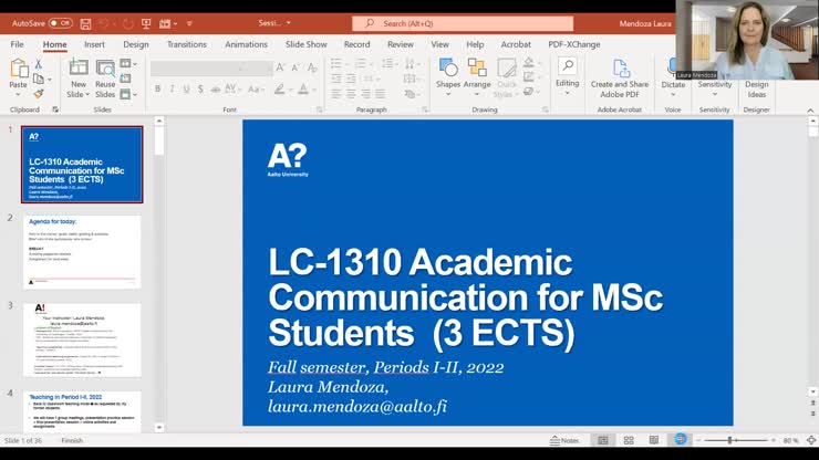 LC-1310 Session 1, video 1 Course introduction