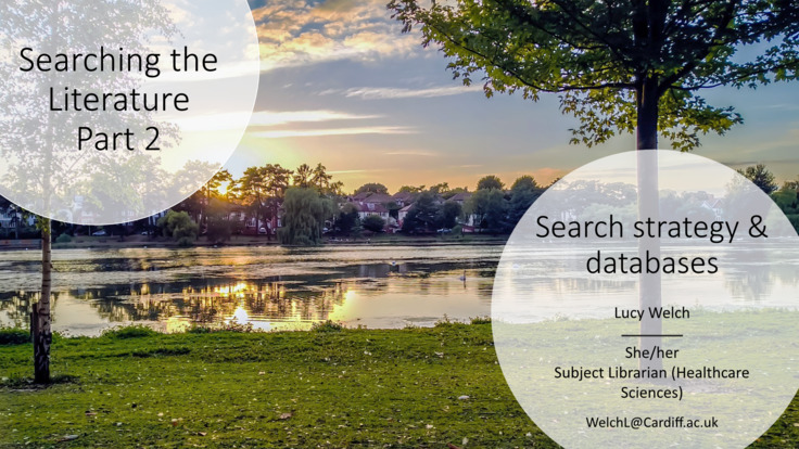 Library 2 - Search strategy & databases