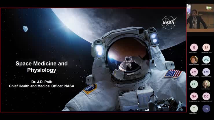 UCC CUH Grand Rounds, 09 Jan 2023, Prof J D Polk, Space Medicine and ...