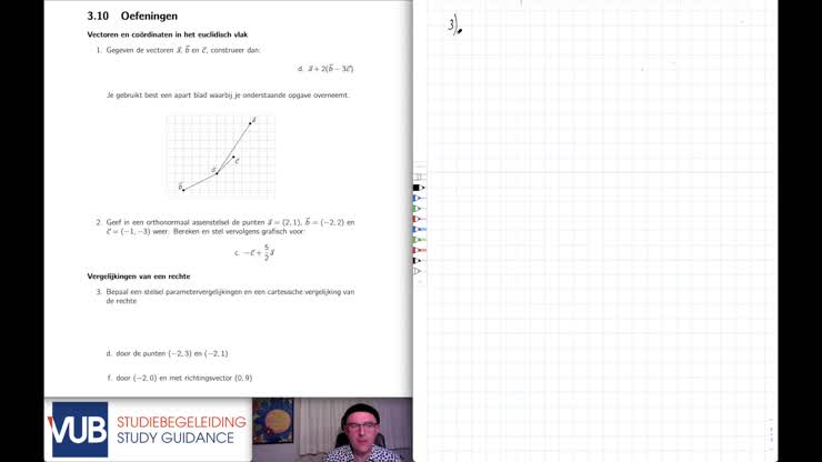 Vergelijkingen van een rechte (oef 3)