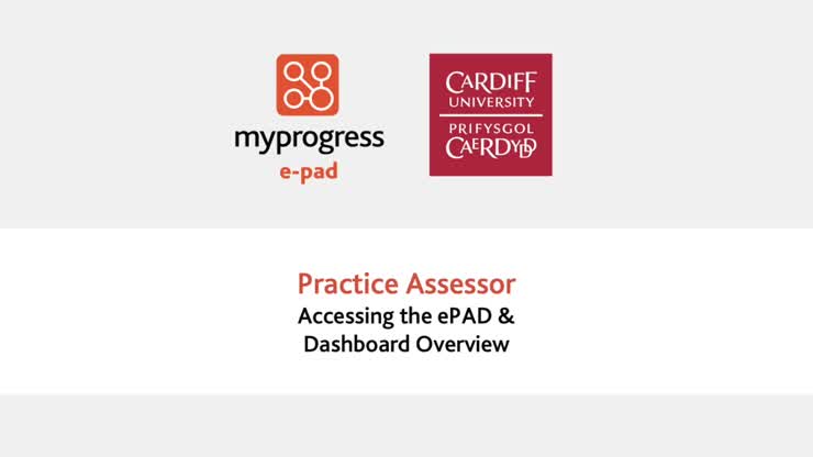 Cardiff Training - Practice Assessor - Accessing the ePAD & Dashboard ...