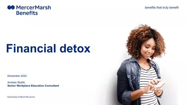 Financial Detox webinar December 2022