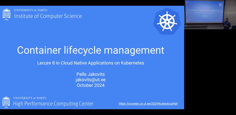 Lecture 7 - Container lifecycle management