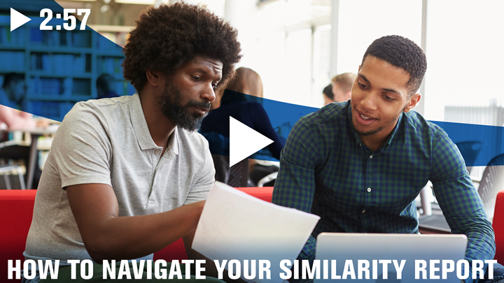 Navigating your Similarity Report