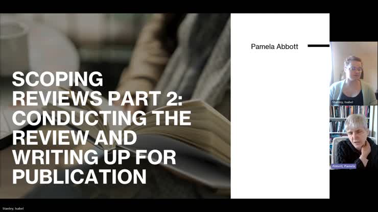 Scoping Reviews Part 2: Conducting the Review and Writing Up for Publication