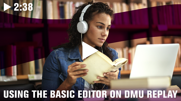 Navigating the Basic Editor