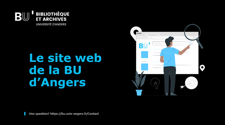 Le site web de la BU d'Angers