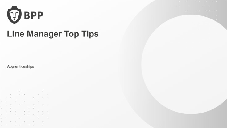 Line Manager - Top Tips
