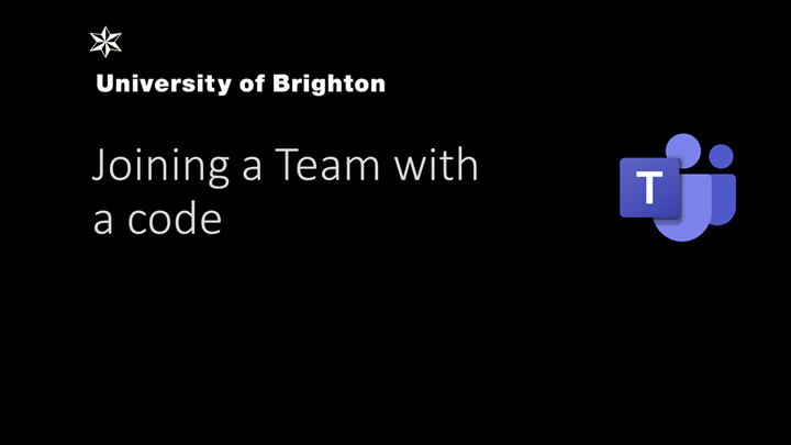 Joining Teams with a code