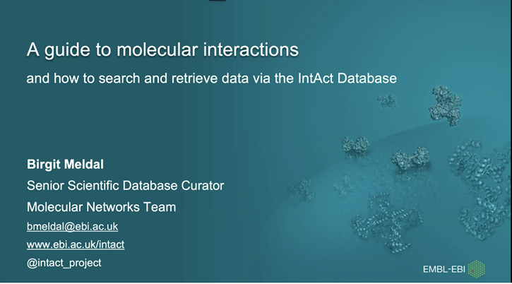 A guide to molecular interactions