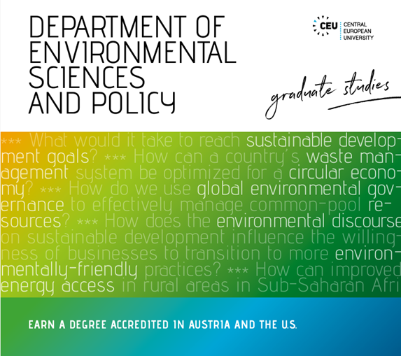 Application tips Webinar- Department of Environmental Sciences and Policy