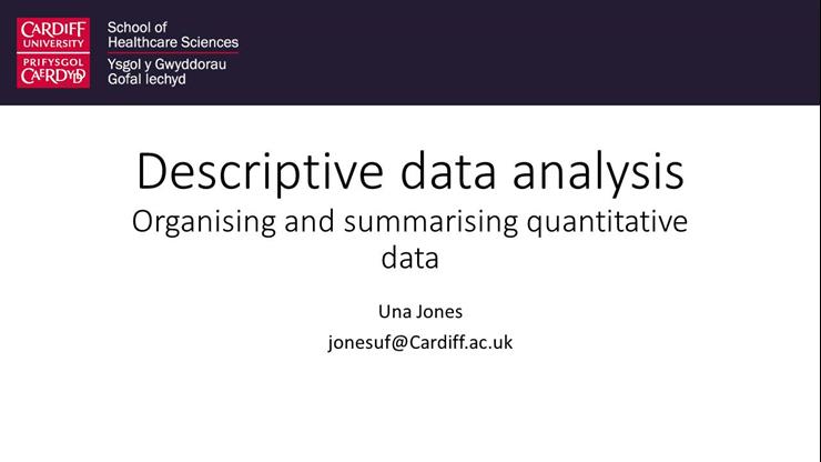 Descriptive data analysis