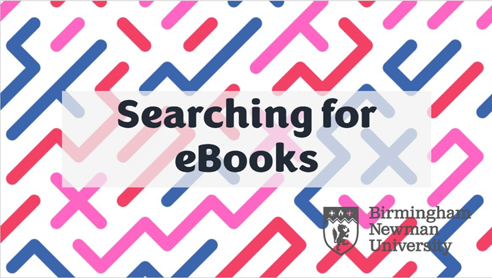Using Library Search to find eBooks