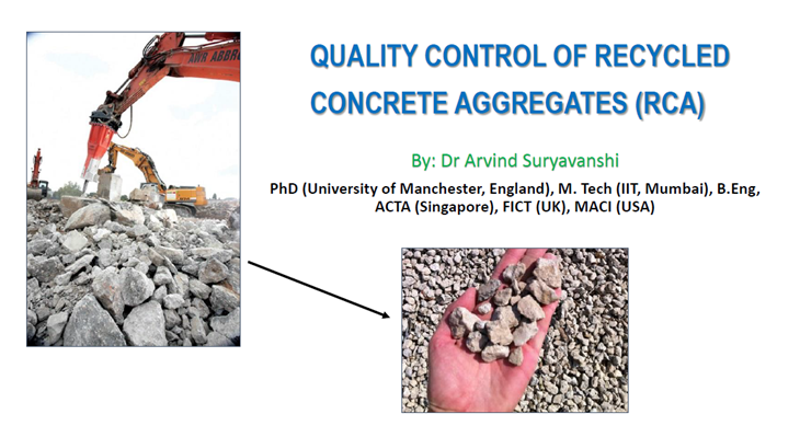 Webinar 8: Quality control of recycled concrete aggregates