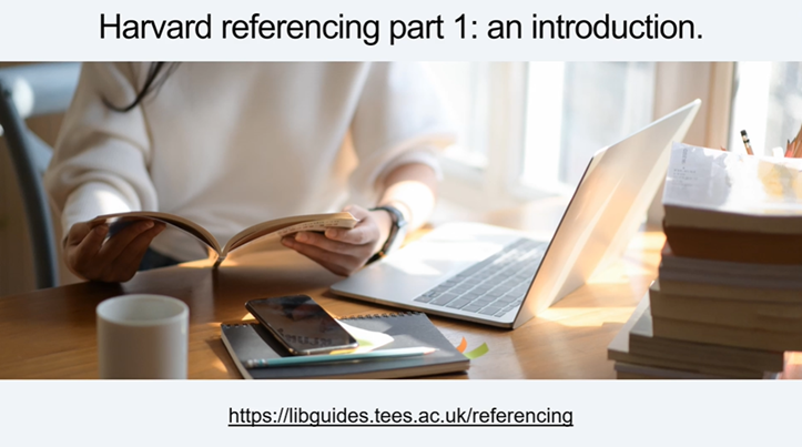 Harvard referencing part 1: an introduction