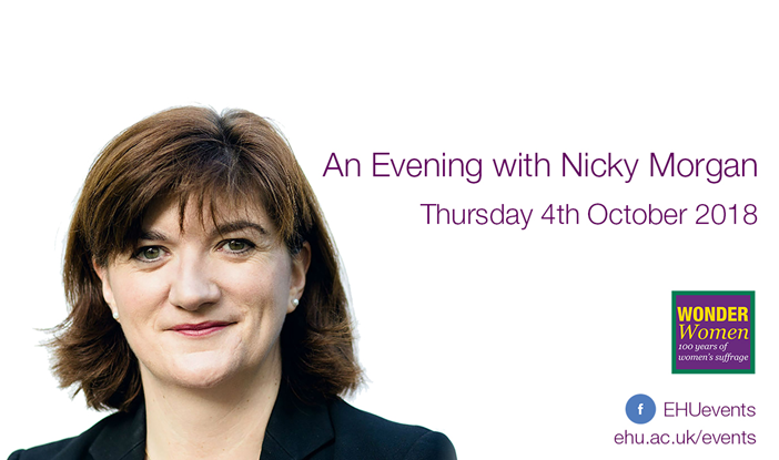 An evening with Rt Hon Nicky Morgan MP