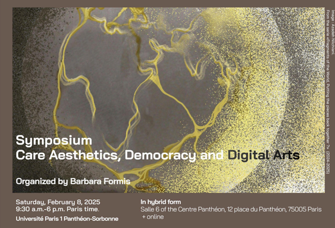 DEM'ARTS / Journée d’études Esthétique du Care, Démocratie et Arts ...