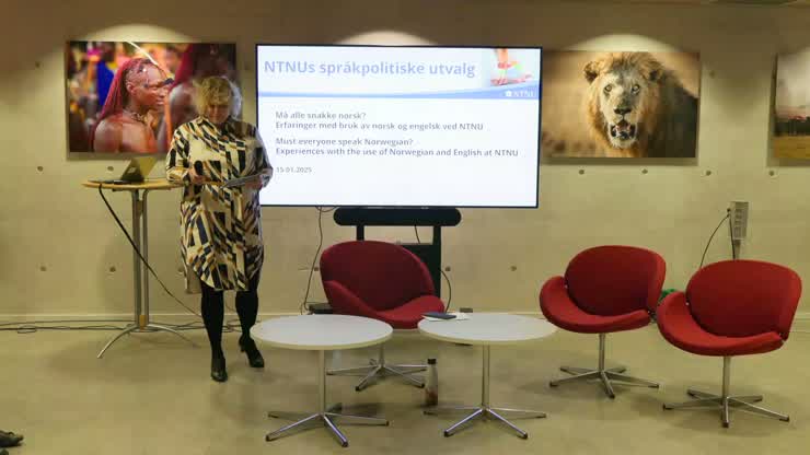 Må alle snakke norsk? Erfaringer med bruk av norsk og engelsk ved NTNU