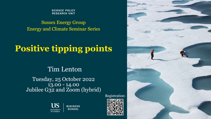 Positive tipping points - Tim Lenton - 25.10.2022
