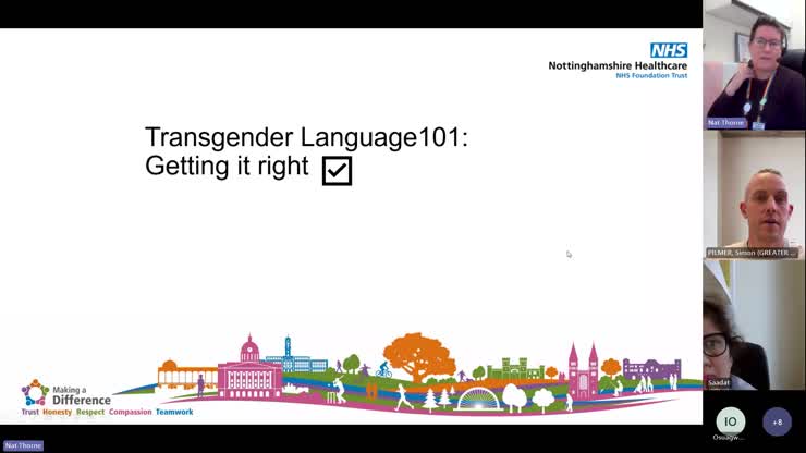 GP Lunchtime Webinar - Transgender language 101 'Getting it right'
