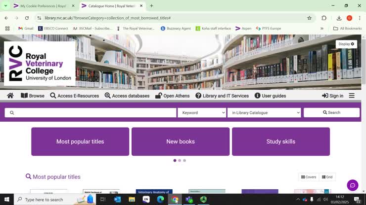 Using your library account