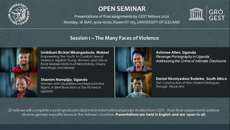 GRÓ GEST 2020 FINAL SEMINAR - MORNING SESSIONS