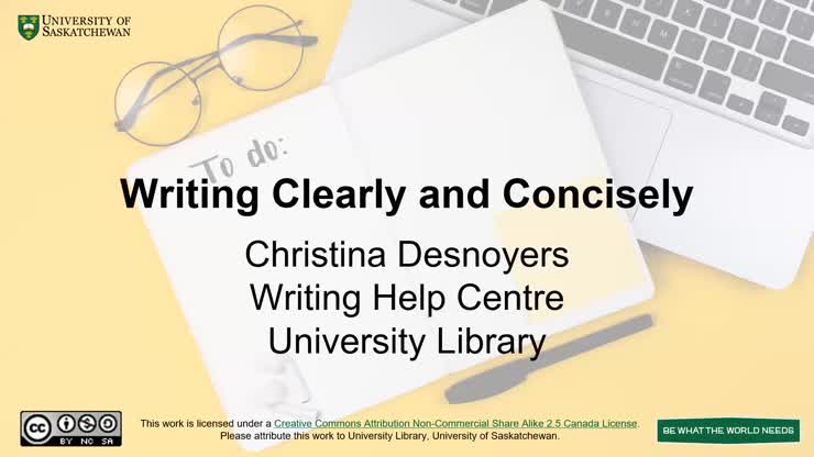 Writing Clearly and Concisely