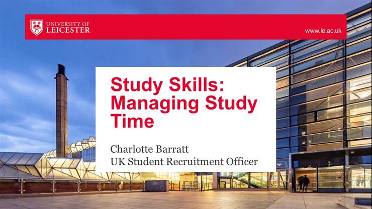 Study Skills Springboard - Time Management