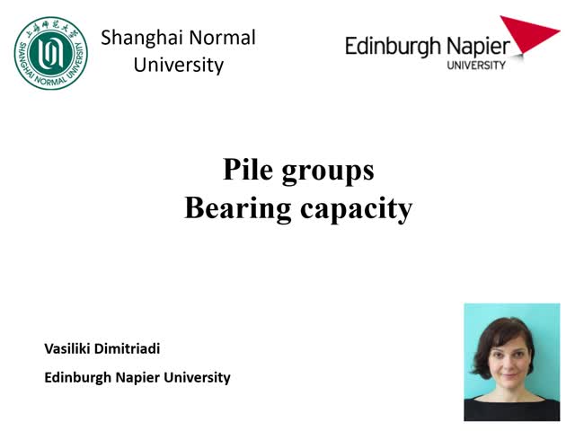 SNU_Pile group-bearing capacity