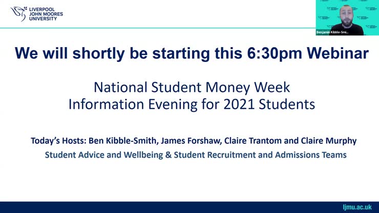 Student Money Evening Presentation