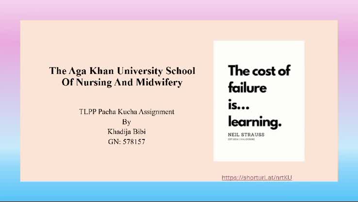 Pecha kucha assignment