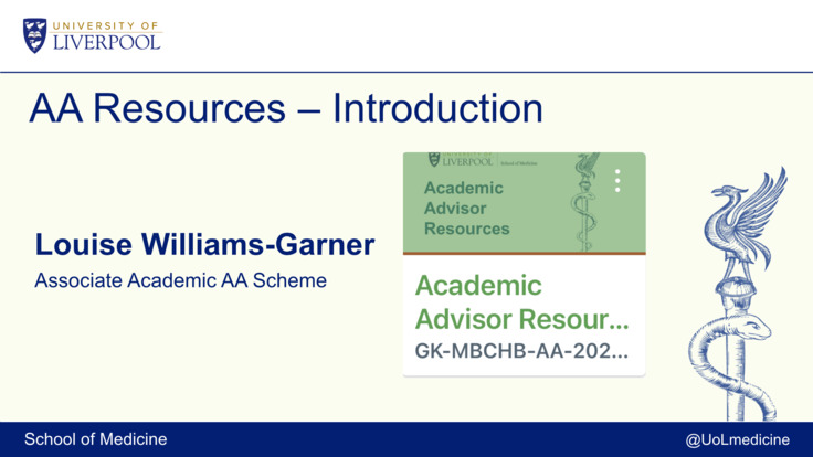 Academic Advisor Resources -Introduction