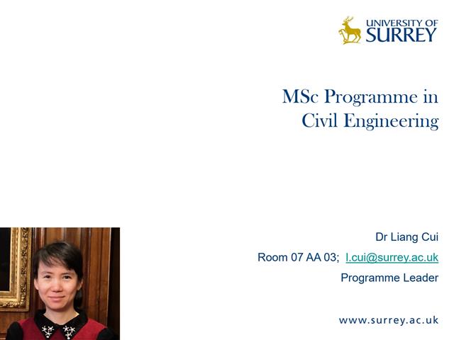 MSc Civil Engineering