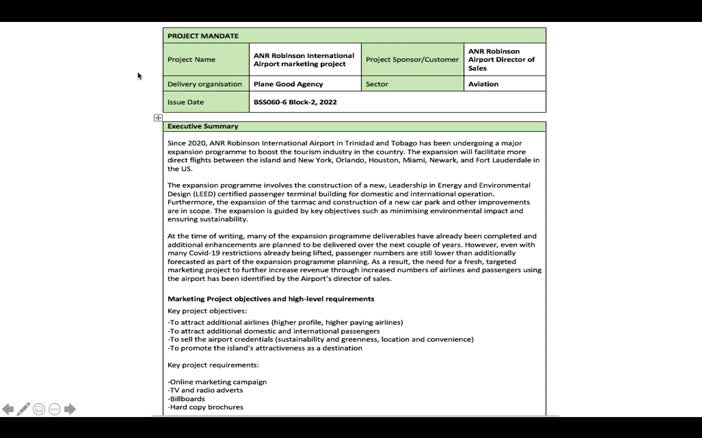 Block-2 Project Mandate