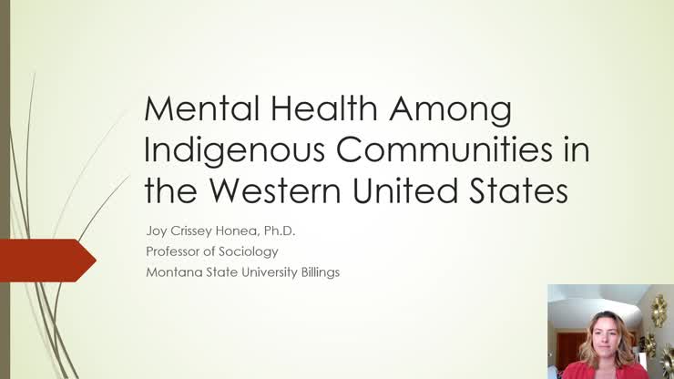 Mental health Native Americans seminar presentaion April 2021
