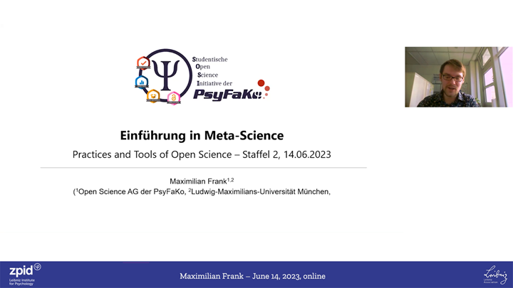 2023_04: Maximilian Frank - Einführung in Meta-Science