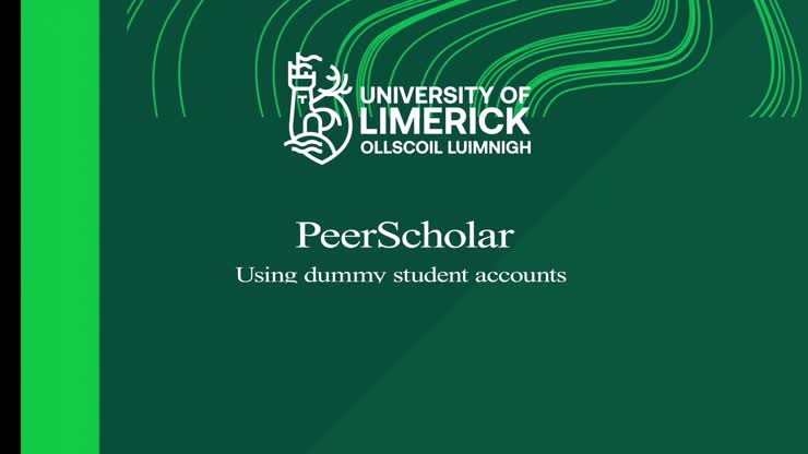 Using dummy student accounts