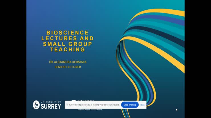 Bioscience teaching TUM course
