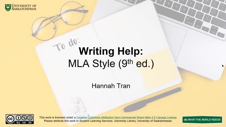 Introduction to MLA 9 Style and Formatting