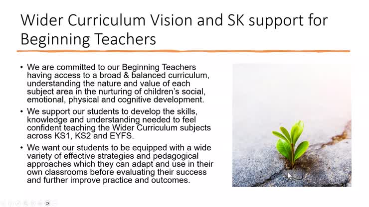 Wider Curriculum vision