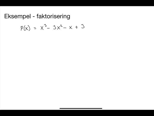 Kap1-2-6c Eksempel Faktorisering
