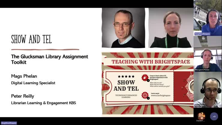 Show and TEL - Mags Phelan and Peter Reilly (Glucksman Library ...