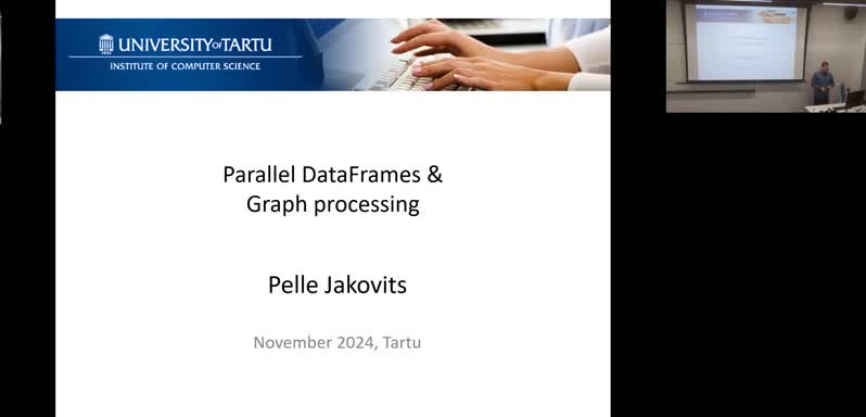 Parallel Computing - Lecture 13 - Parallel DataFrames and Graph processing