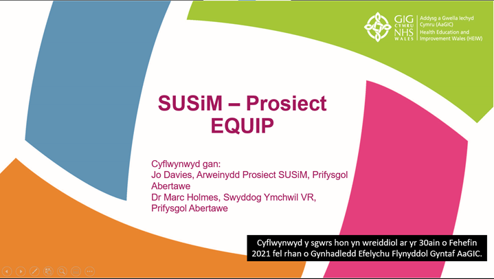 SUSiM project - Welsh