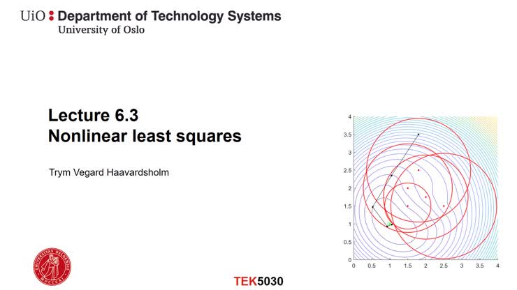 Nonlinear least squares