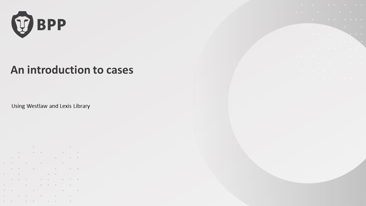 An introduction to cases