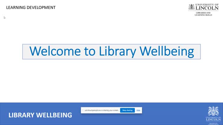 Welcome to Library Wellbeing