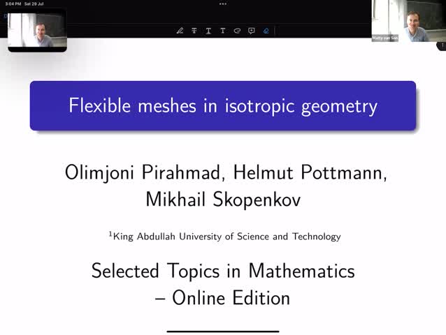 Selected Topics in Mathematics - Online Edition: Talk 51 (Mikhail Skopenkov)