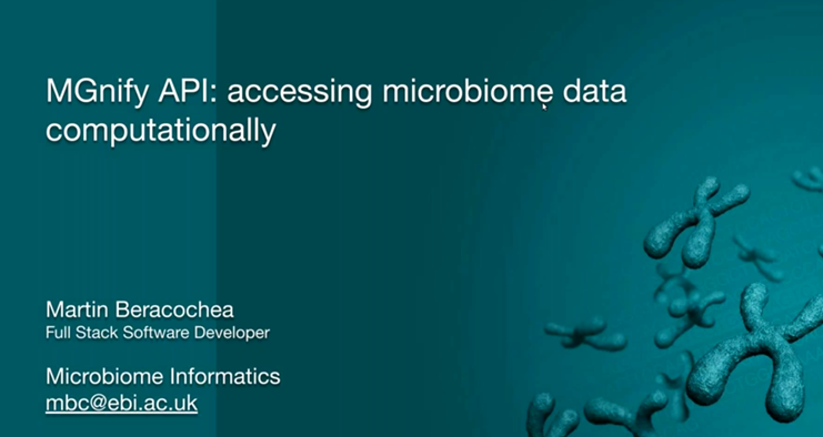 MGnify API: accessing microbiome data computationally